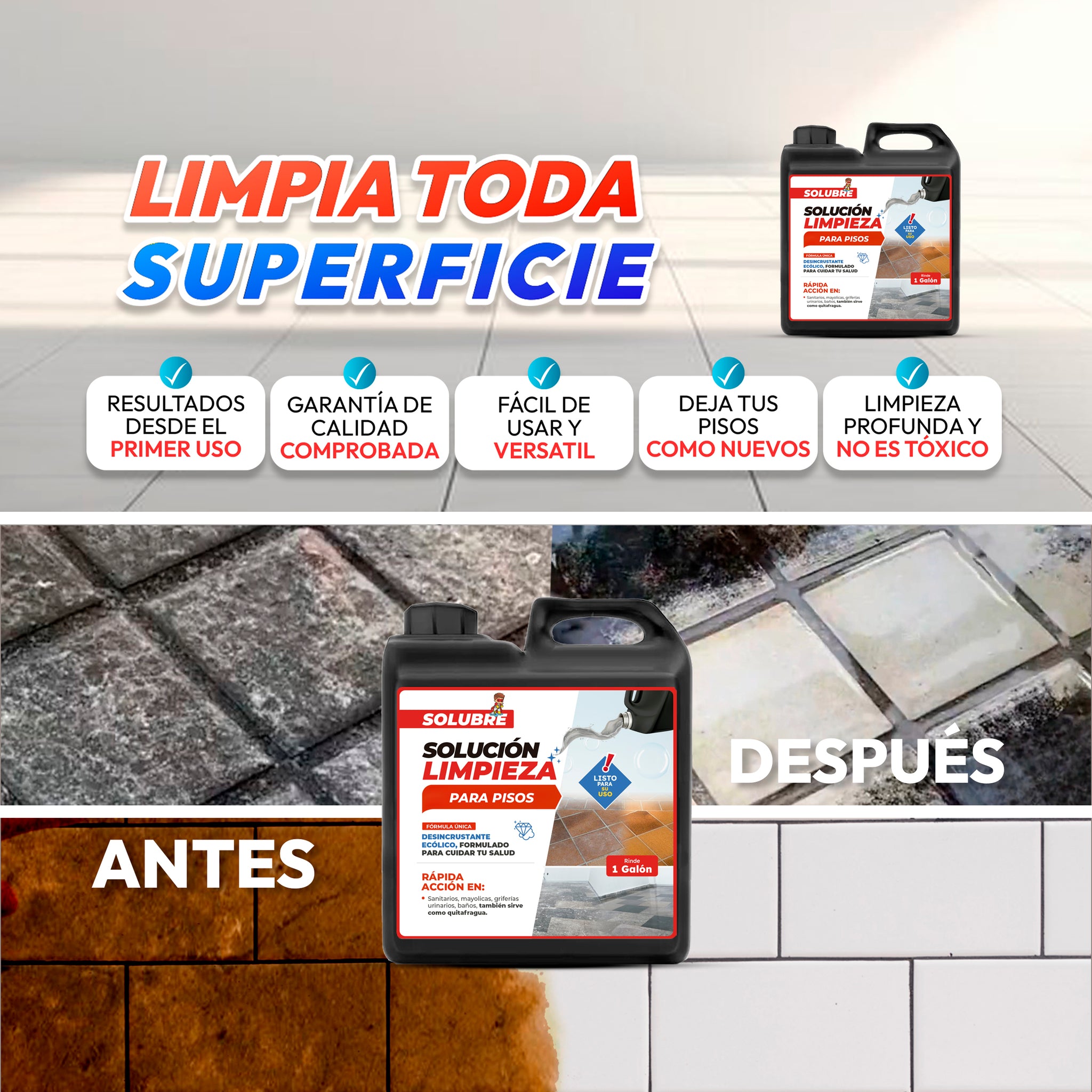 Solubre Limpieza para Pisos – SOLUBRE